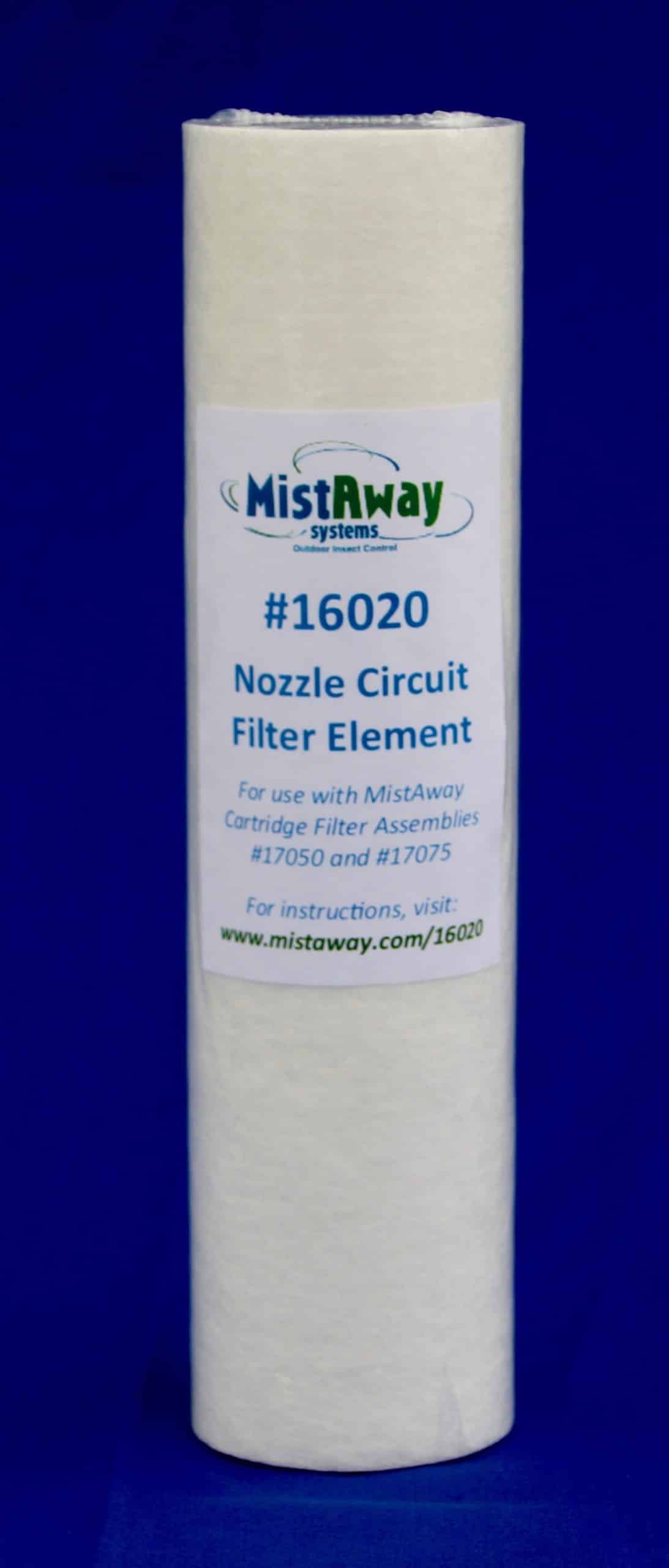 Replacement Elements for MistAway Nozzle Circuit Filter - pack of 5 ...